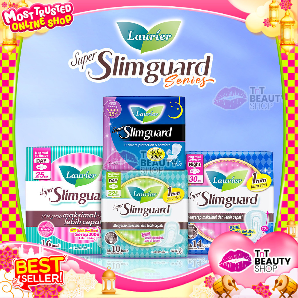 Jual Laurier Super SlimGuard Night 30 cm 14'S Pembalut | TnT Beauty ...