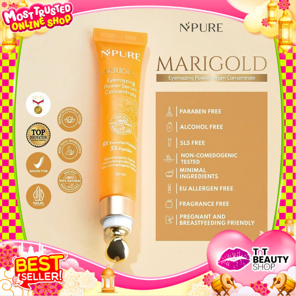 Jual NPURE Marigold Eyemazing Power Serum Concentrate 20ml - N'Pure ...