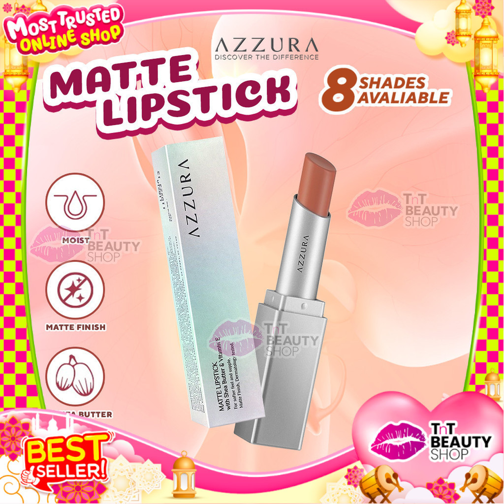 Jual Azzura Matte Lipstick | TnT Beauty Shop | Shopee Indonesia