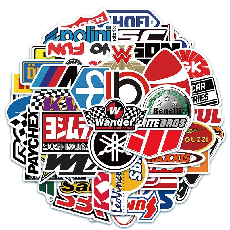 Jual Stiker Sponsor Racing Logo - Sticker Logo-logo Racing Balapan ...