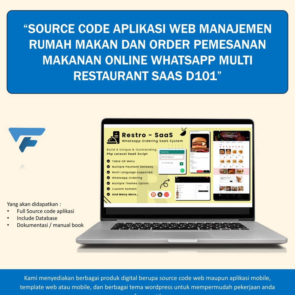 Jual SOURCE CODE APLIKASI WEB MANAJEMEN RUMAH MAKAN DAN ORDER PEMESANAN ...