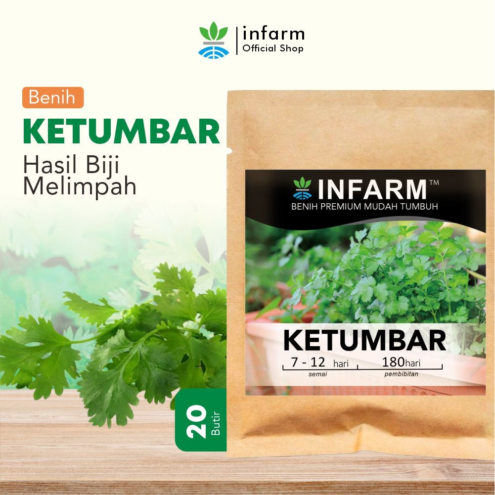 Jual INFARM - Benih Biji Bibit Super Daun Ketumbar | Shopee Indonesia