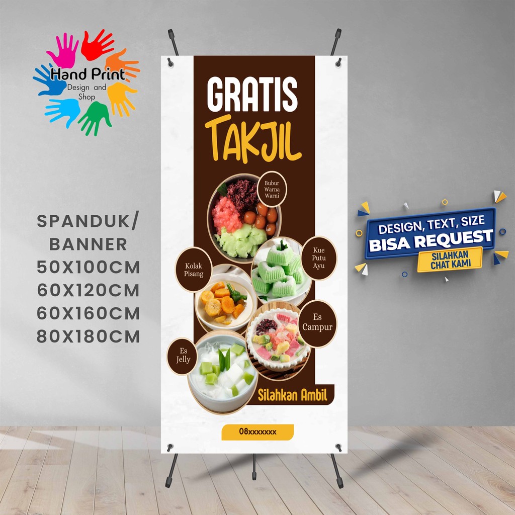 Jual Cetak Spanduk Banner Spesial Ramadhan Takjil Gratis MMT Spanduk ...