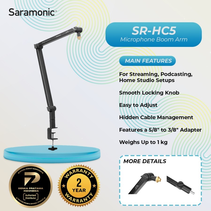 Jual Saramonic SR-HC5 Microphone Boom Arm | Shopee Indonesia