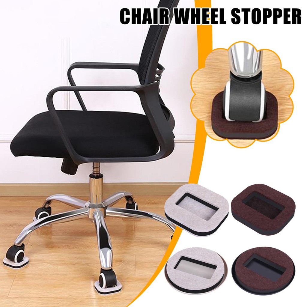 Jual 5pcs Office Chair Wheel Stopper Chair Fixing Shockproof Wheel ...
