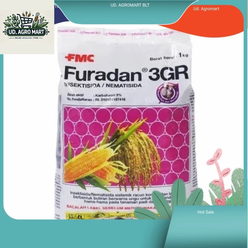 Jual Furadan 3GR FMC – Insektisida & Nematisida Granul | Karbofuran 3%/ Puradan Original ...