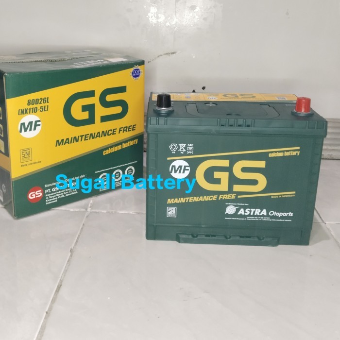 Jual Aki Mobil GS ASTRA 80D26L MF Aki kering 12v 70Ah ORIGINAL ASTRA ...