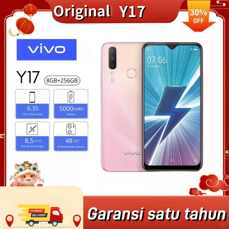 Jual HP VIVO Y17 RAM 8GB/256GB MURAH Handphone 6.35 inci 5000 mAh ANDROID Smartphone Garansi 1 ...