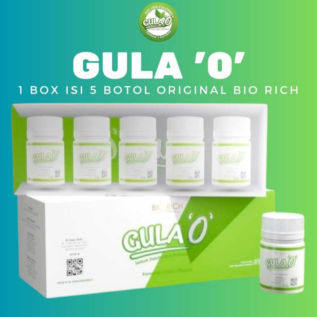 Jual DISTRIBUTOR RESMI GULA 0 NOL KALORI 1 BOX ISI 5 BOTOL ORIGINAL BIO ...