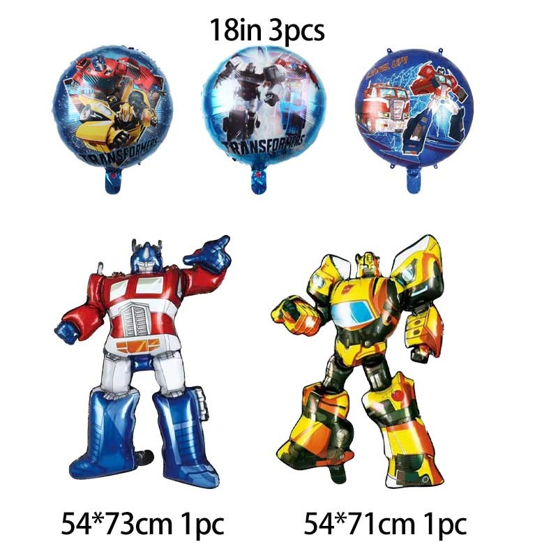Jual Transformers Theme Balloon Boy Birthday Party armour Mask Ballon ...
