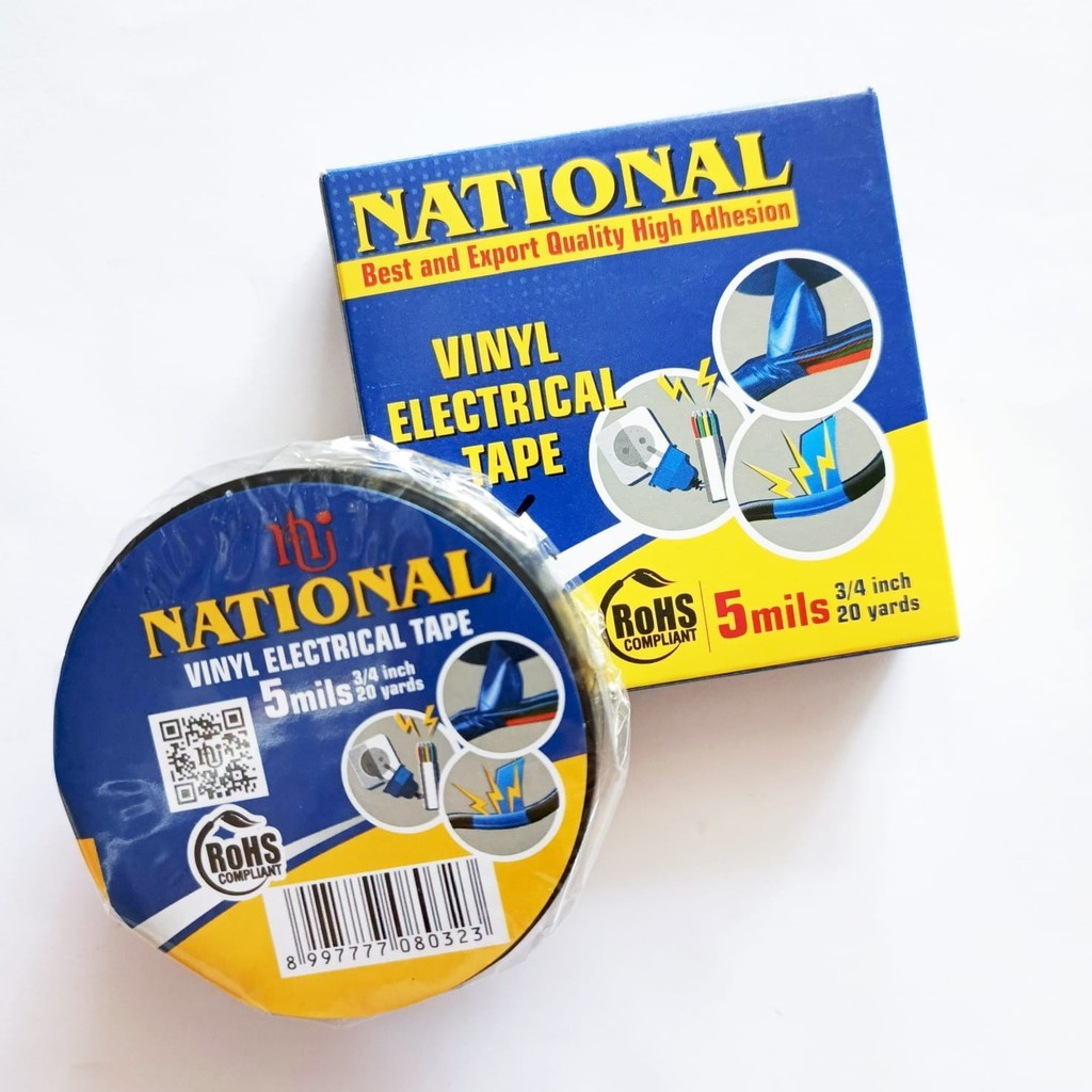 Jual Solasi NATIONAL 3/4inch 5mils Perekat PVC, Slasiban Listrik ...