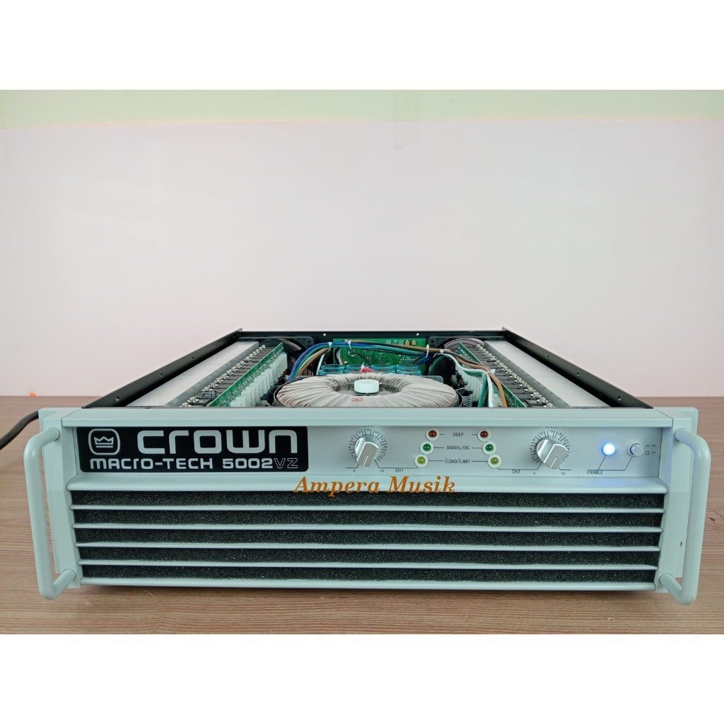 Jual POWER AMPLI CROWN MACRO TECH 5002VZ STEREO 2 CHANNEL 5002 VZ ...
