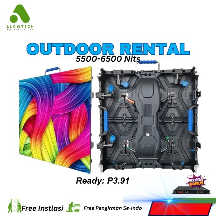 Jual Videotron Outdoor P4 Unilumin Cabinet Rental Free Kirim dan ...