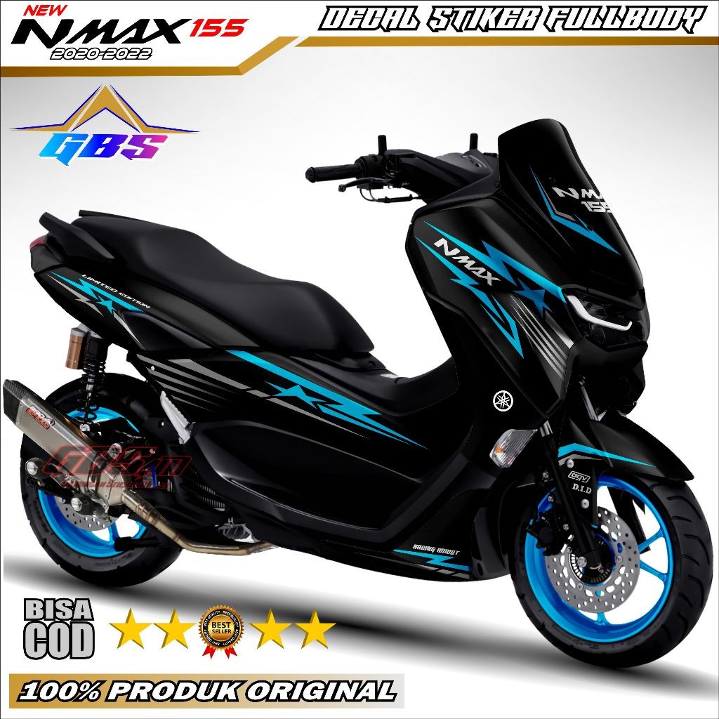Jual Decal NMAX 2020 2021 2022 New Stiker NMAX 2020-2022 Decal Stiker ...