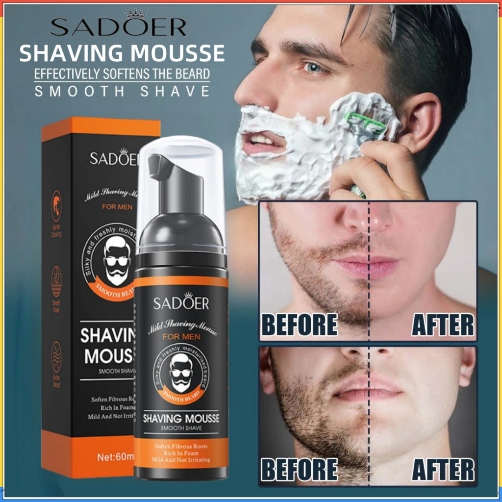 Jual SADOER Shaving Foam Krim Shaving Cream Men's Shaving Foam Shaving ...