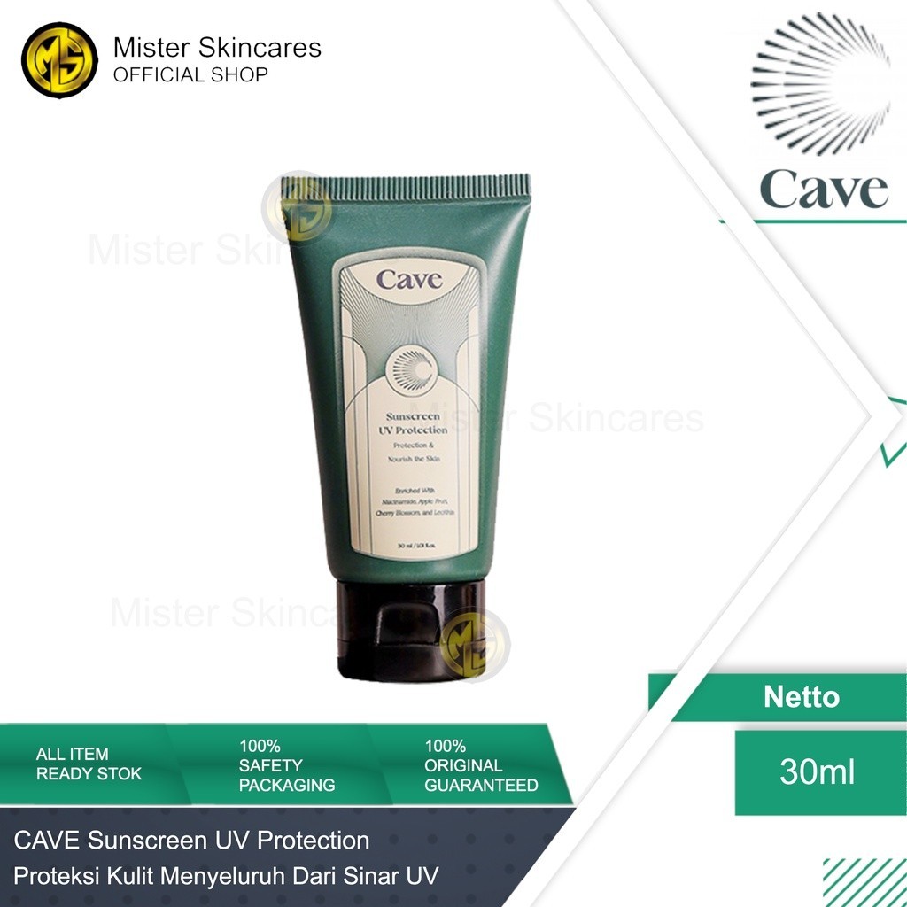 Jual CAVE Sunscreen UV Protection SPF50+++ Sunscreen Wajah Pria ...