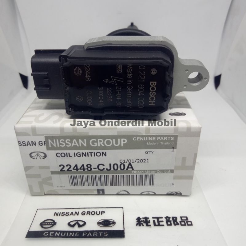 Jual 22448-CJ00A BOSCH Ignition Coil Nissan Grand Livina 1.800cc / New ...
