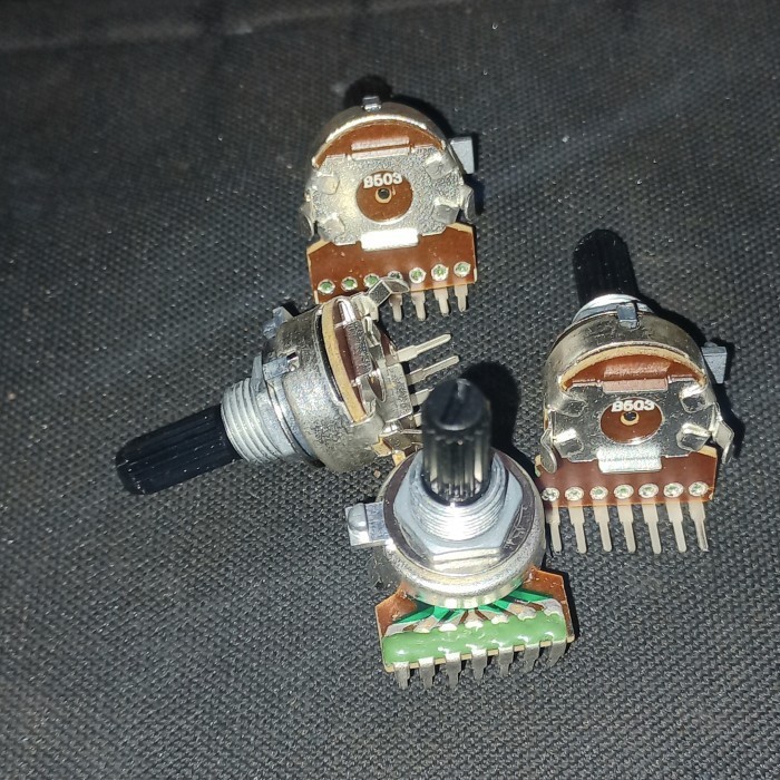 Jual potensio 50k 7pin speaker aktif sharp potensiometer meter b50k F ...