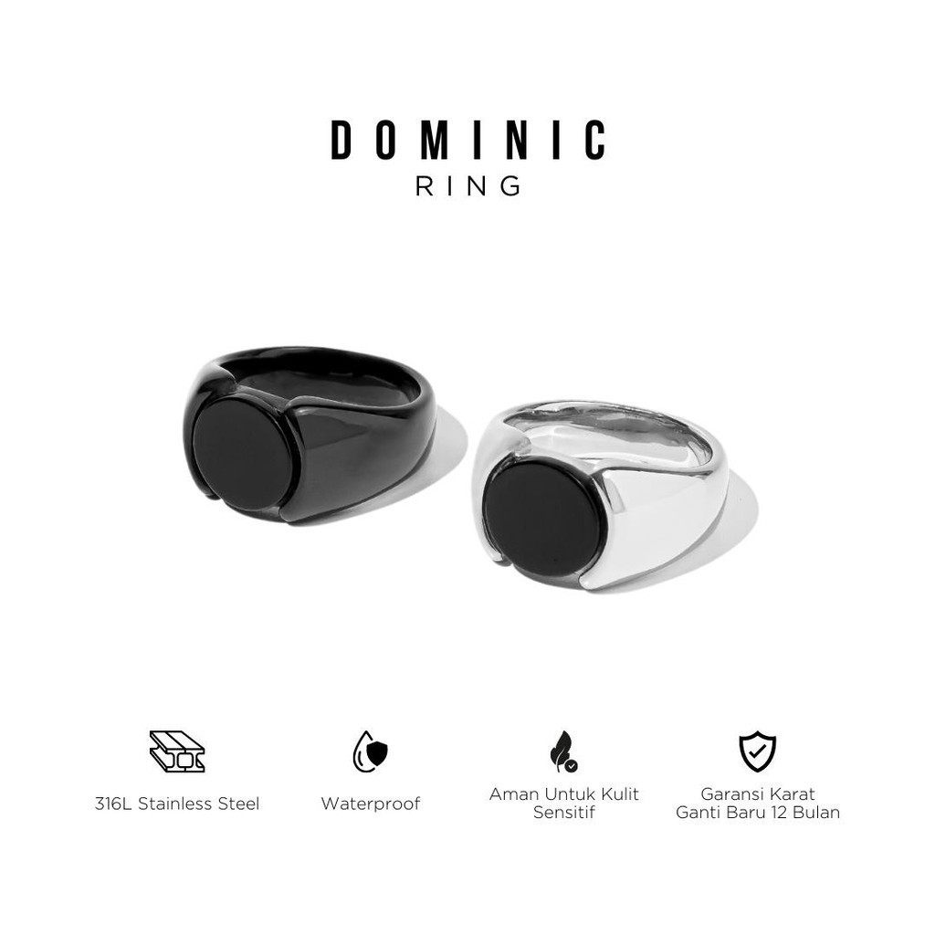 Jual PROJECT NINETYSEVEN - Dominic Ring - Cincin Pria Wanita Signet ...