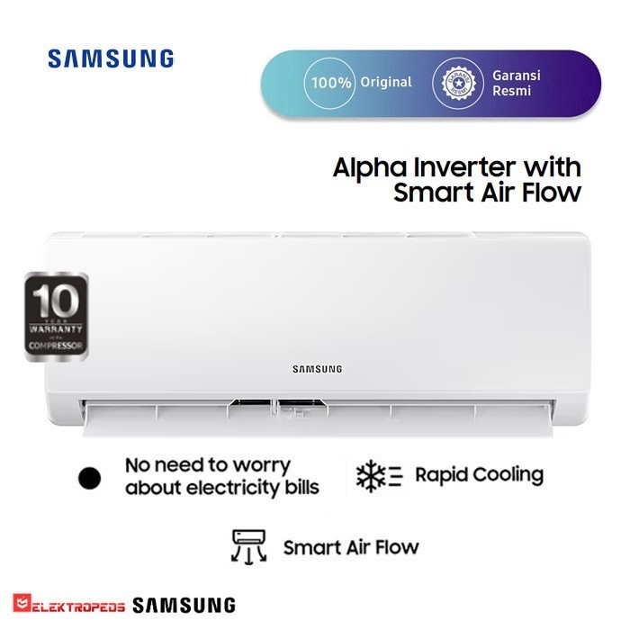 Jual AC SAMSUNG 1.5 PK -AC Split Wall Samsung 1.5PK Alpha Inverter ...