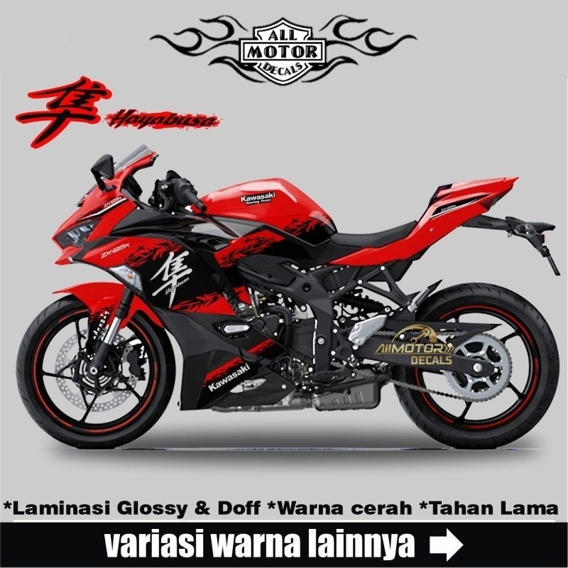 Jual Decal Stiker Zx25r Livery Hayabusa Racing / Striping Ninja zx25r ...