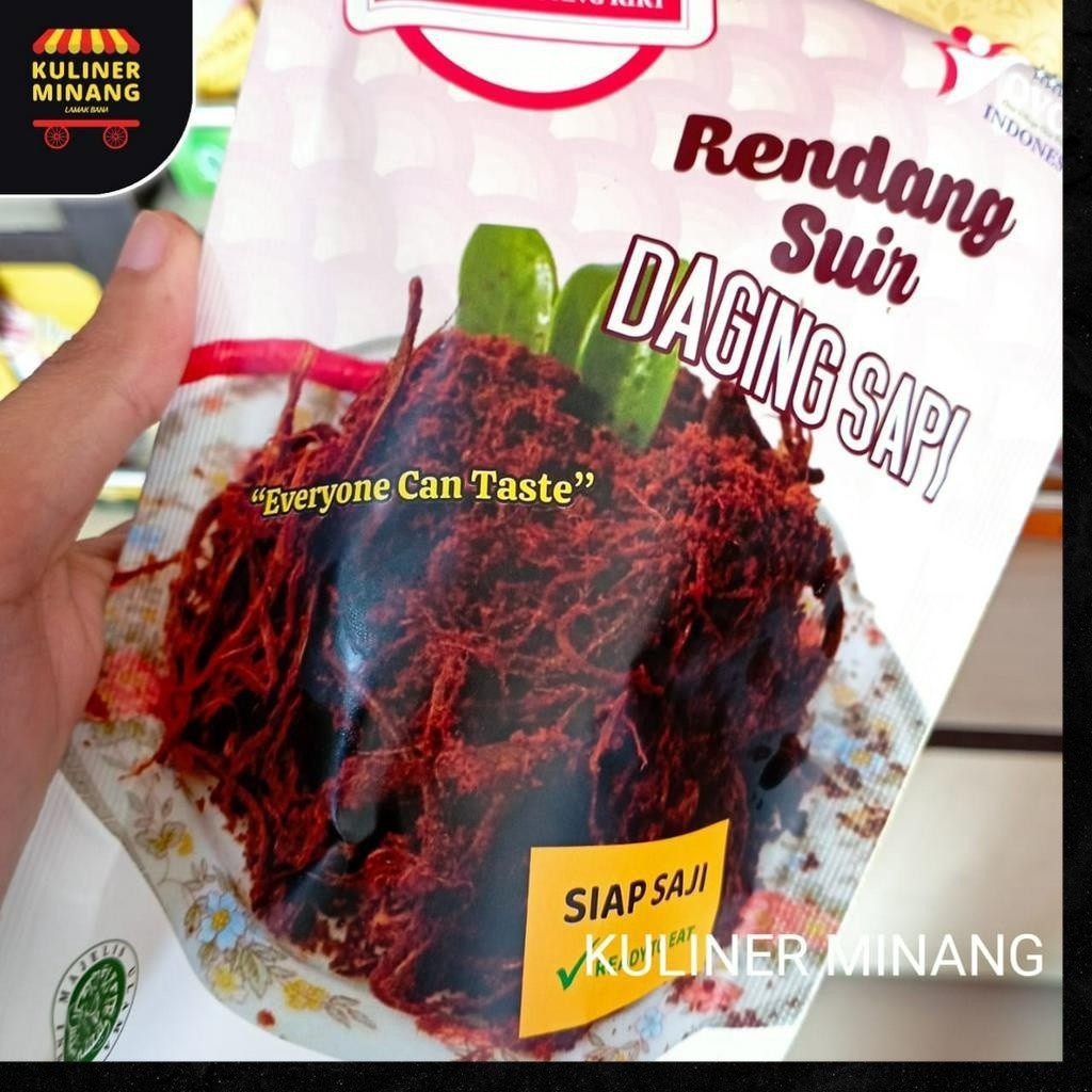 Jual Kuliner Minang Rendang Suir Daging Sapi Riry Oleh Oleh Cemilan ...
