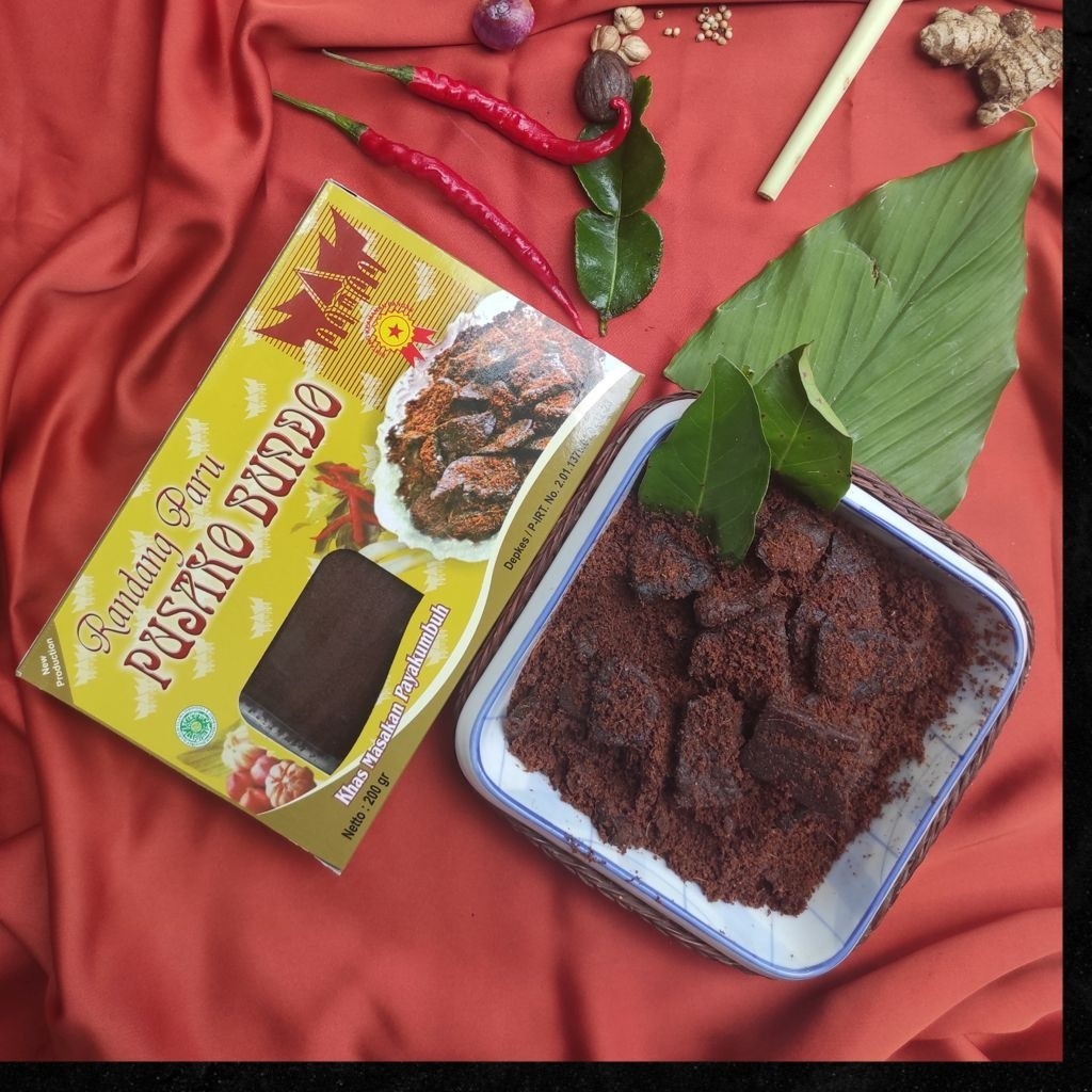 Jual Kuliner Minang Rendang Paru Kering Pusako Bundo Oleh Oleh Cemilan ...