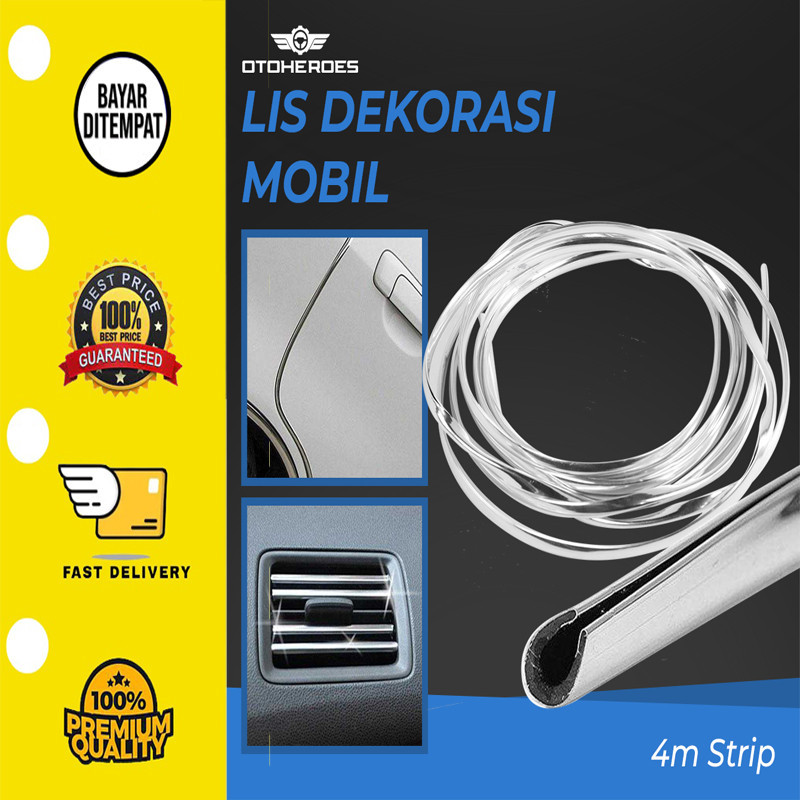 Jual (4M) List Dekorasi Mobil Pelindung Pintu dan Body Mobil List ...