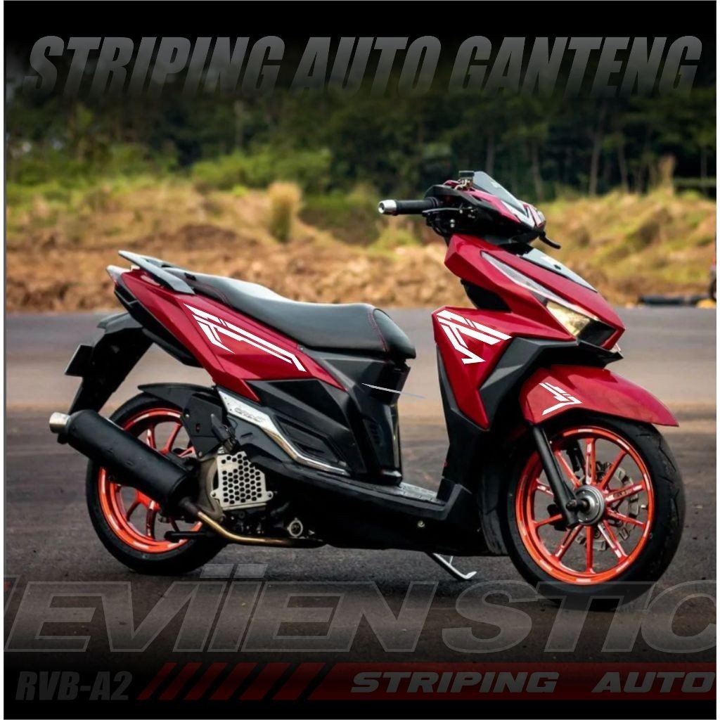Jual STRIPING MOTOR HONDA VARIO LED OLD 2015 2016 2017 2018 STRIPING SIMPEL VARIO 125/150 ...
