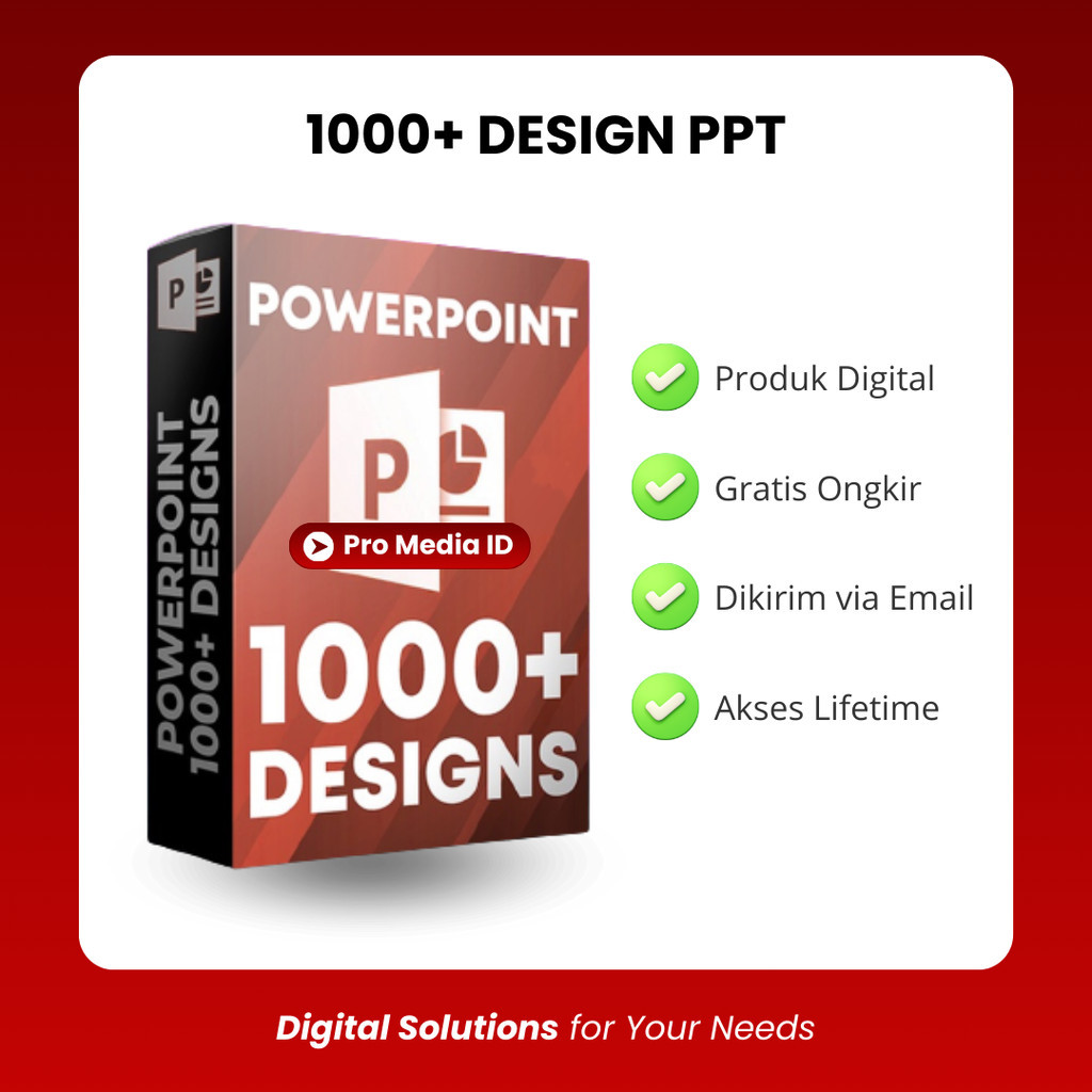 Jual 1000+ Presentation Desain Pack Powerpoint PPT Slide untuk Windows ...