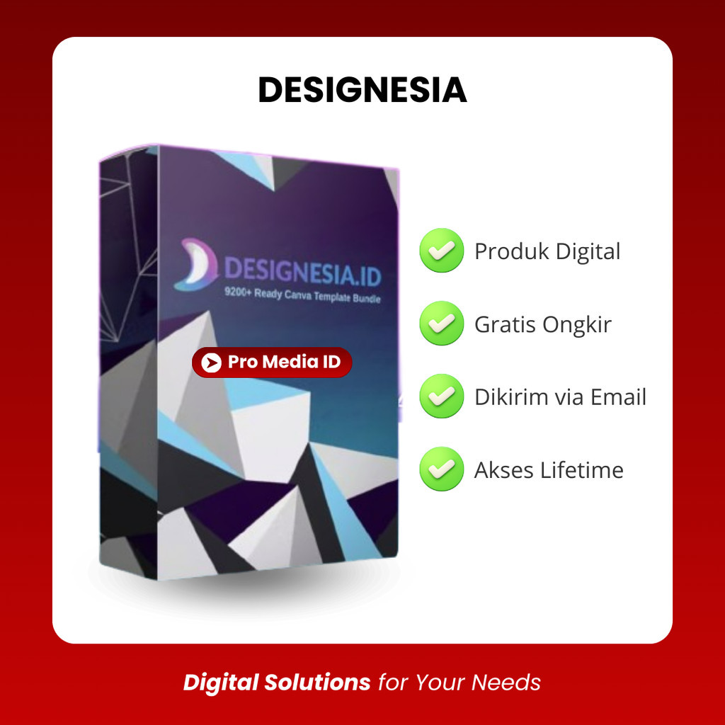 Jual Template Designesia Cara Simpel Desain Promosi Sosial Media Post ...