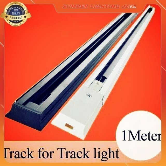 Jual COD & READY STOK REL TRACK LIGHT 1M / TRACK RAIL SPOT LIGHT / REL ...