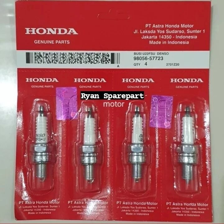 Jual (COD) Busi Denso Honda Grand , Astrea , Supra X 125 , Supra Fit ...