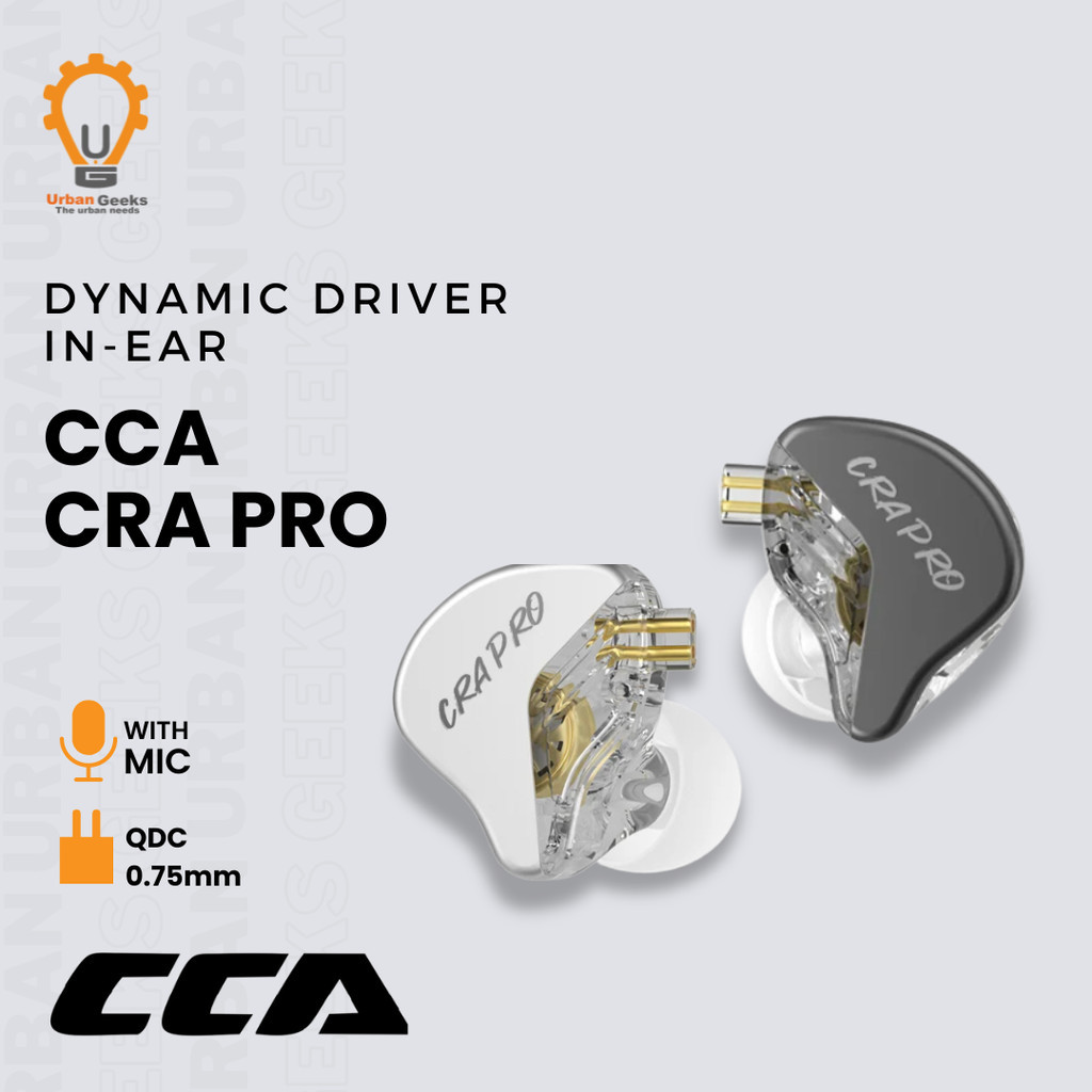Jual CCA CRA Pro In Ear Earphone Single Dynamic Driver with Mic ...