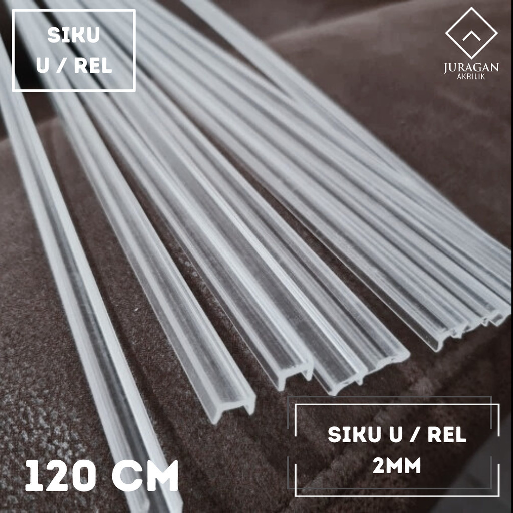 Jual Siku Rel / U Akrilik 2mm 120cm | Shopee Indonesia