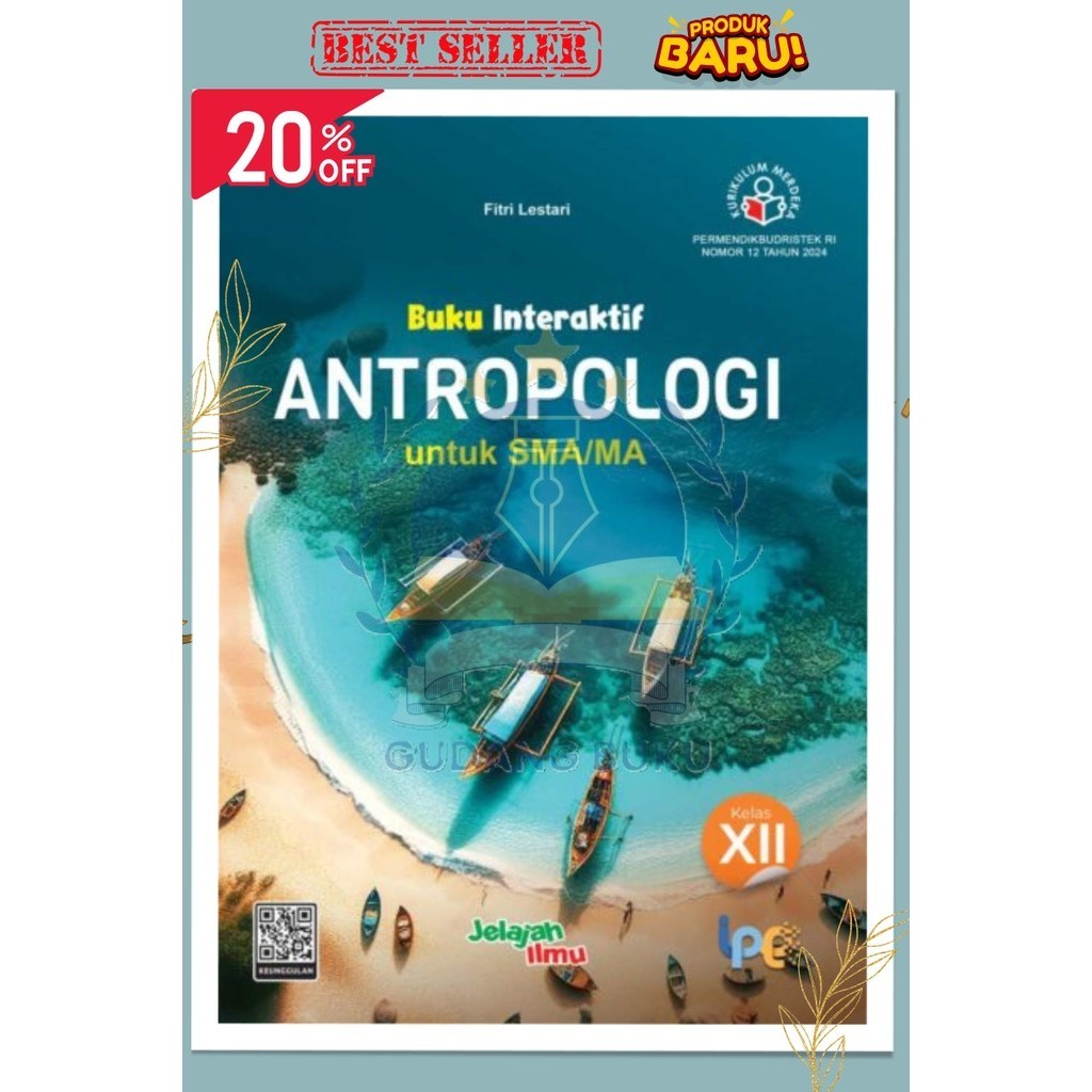 Jual Buku Paket Interaktif ANTROPOLOGI Kelas 12/XII SMA/MA Kurikulum Merdeka Intan pariwara ...