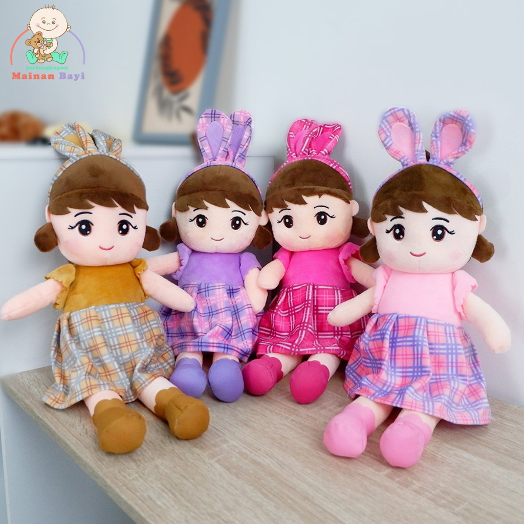 Jual Boneka Princess Karakter Carol with baju kotak-kotak Lucu Imut ...