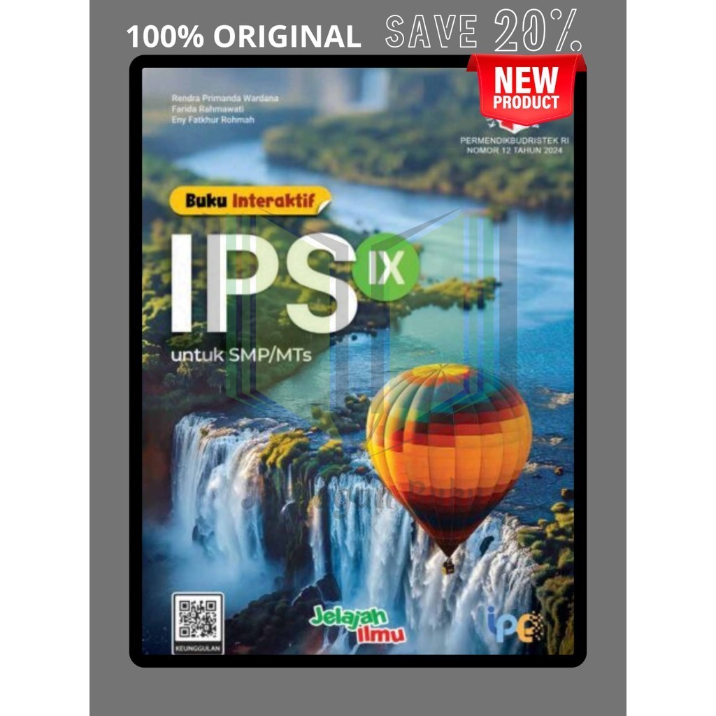 Jual Buku Paket Interaktif IPS Kelas 9/IX SMP/MTS Kurikulum Merdeka Intan pariwara Tahun 2024 ...