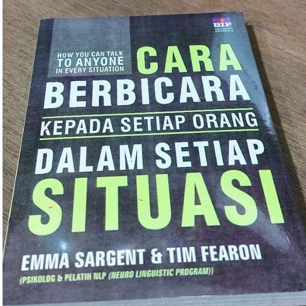 Jual Buku cara berbicara kepada setiap orang dalam setiap situasi ...