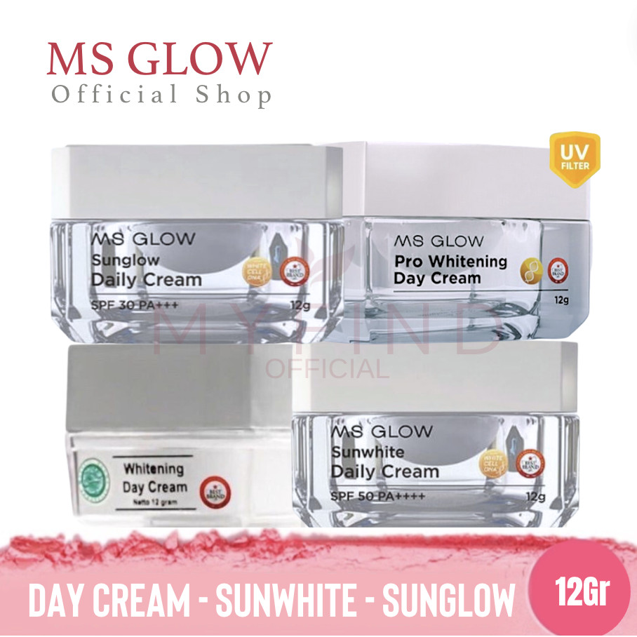 Jual SUNGLOW MS GLOW / SUNWHITE / DAY CREAM | Shopee Indonesia