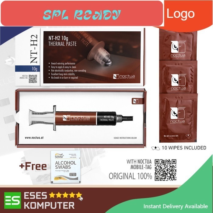 Jual Thermal Paste Noctua NT-H2 10 Gram / 10Gr - Premium Thermal ...