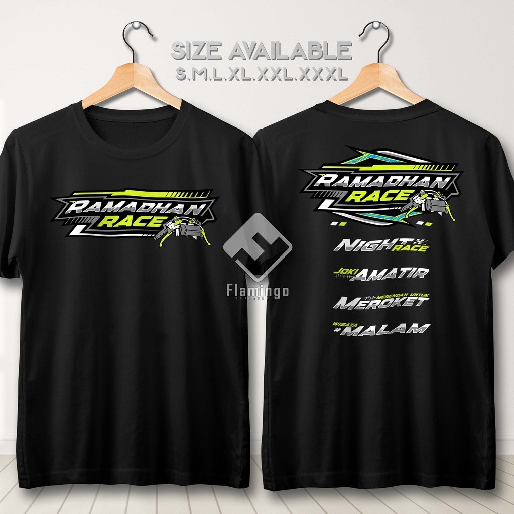 Jual KAWKAWKAOS Kaos Racing Ramadhan Race Joki Amatir Wisata Malam Baju ...