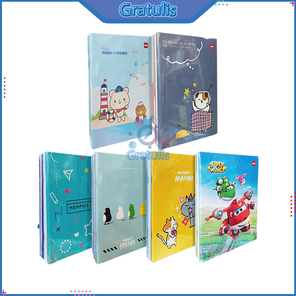 Jual BUKU TULIS UKURAN BOXY DELI 42 LEMBAR / BUKU 1 PACK ISI 10 / ALAT ...