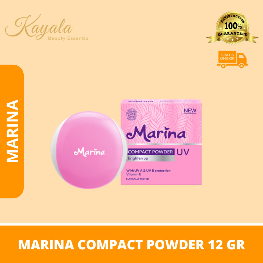 Jual MARINA COMPACT POWDER 12 GR | Shopee Indonesia