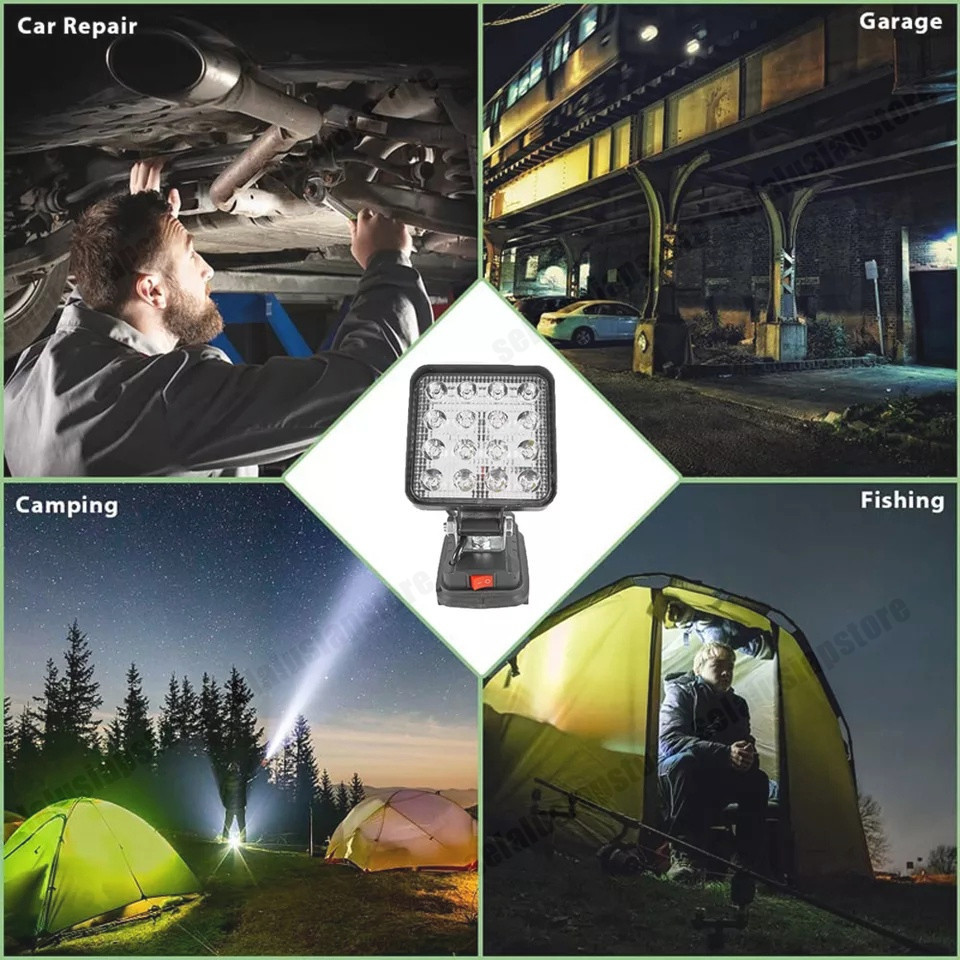 Jual ID LAMPU DARURAT LUAR HIGH LUMENS PALING KUAT, ISI ULANG, LAMPU ...