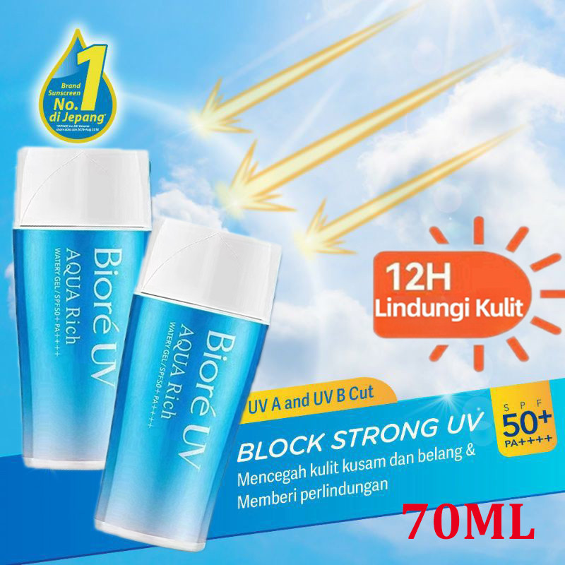 Jual Sunscreen Biore UV Aqua Rich Watery Essence/Biore Sunblock SPF 50 ...