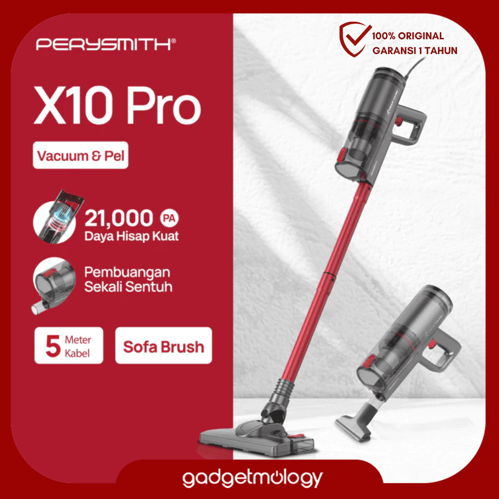 Jual PERYSMITH X10 PRO - Handheld Vacuum Cleaner Portable Penyedot Debu ...