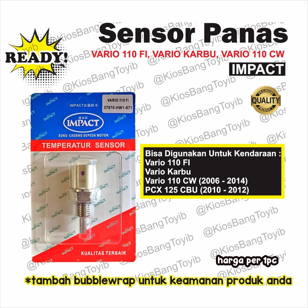 Jual Thermo Sensor Panas Assy Oil ECT EOT Vario Karbu Vario 110 FI ...