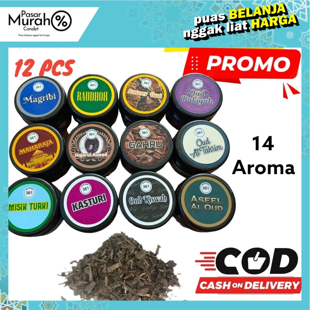 Jual Paket Usaha Buhur 361 luxury hdj / Dapat 12 pcs/dupa gahru ...