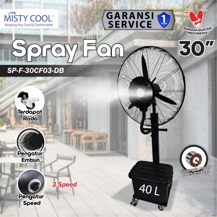 Jual CKE Spray Fan Kipas Angin Embun Air 30 Inch 40 L Mist Fan Kipas ...